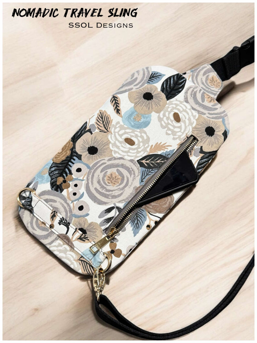 Nomadic Travel Sling Pattern – Sewing Seeds of Love Studio