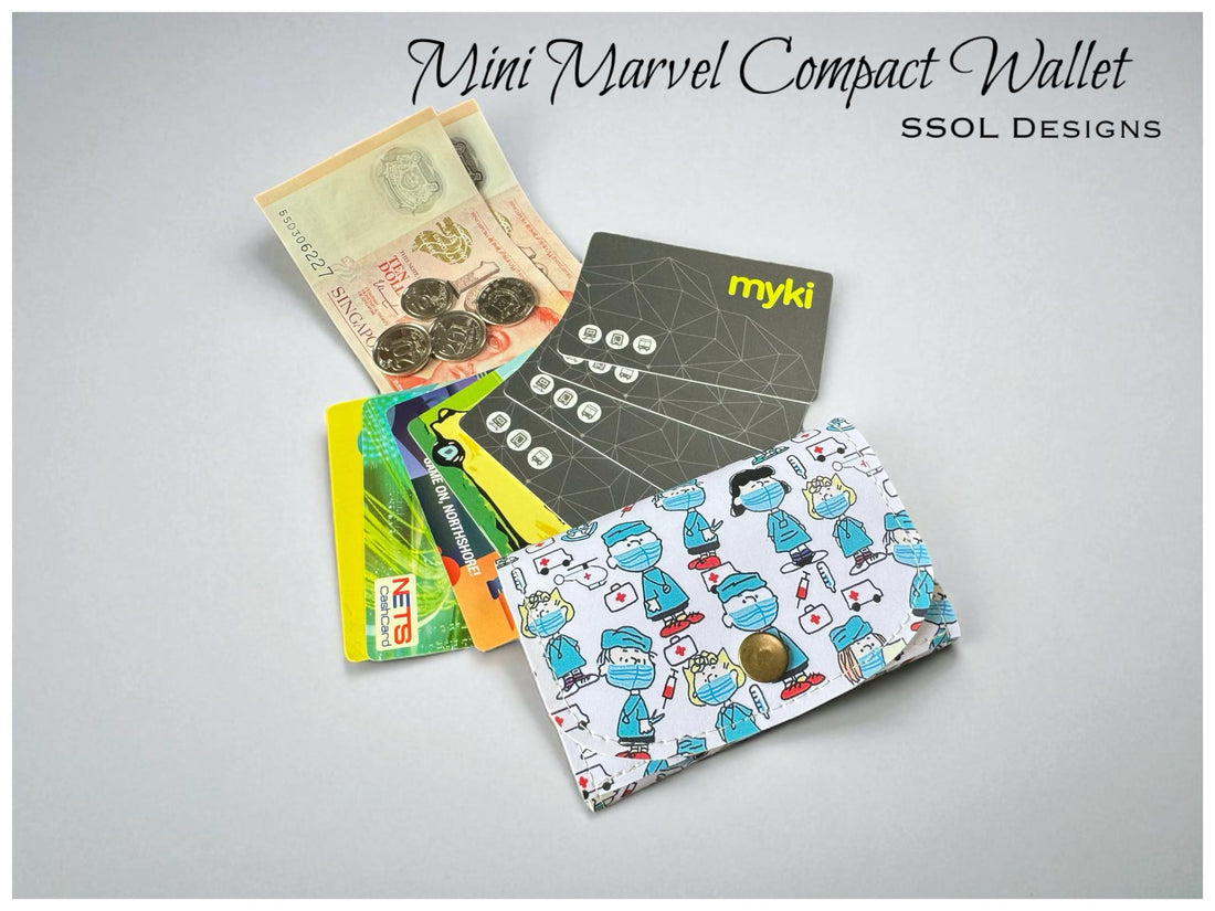 Mini Marvel Compact Wallet Pattern – Sewing Seeds of Love Studio