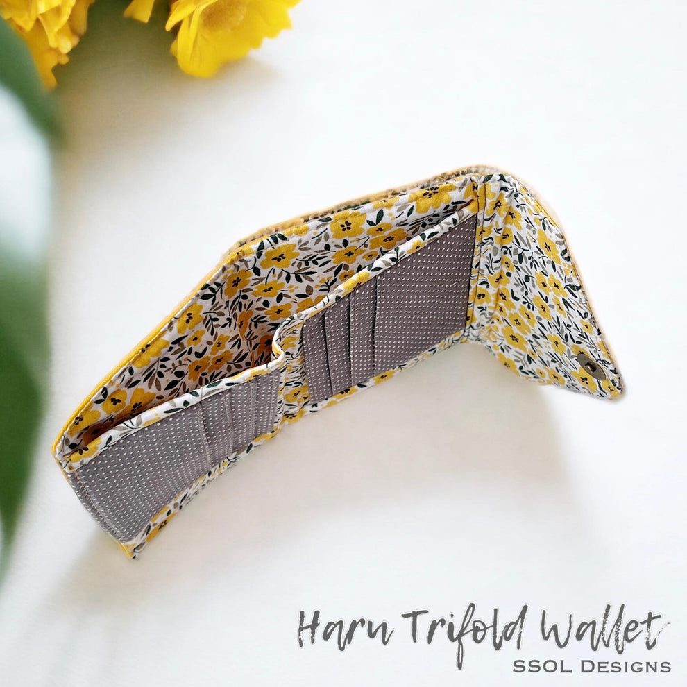 Haru Trifold Wallet Pattern – Sewing Seeds of Love Studio