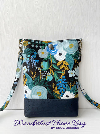 Wanderlust Phone Bag Pattern – Sewing Seeds of Love Studio