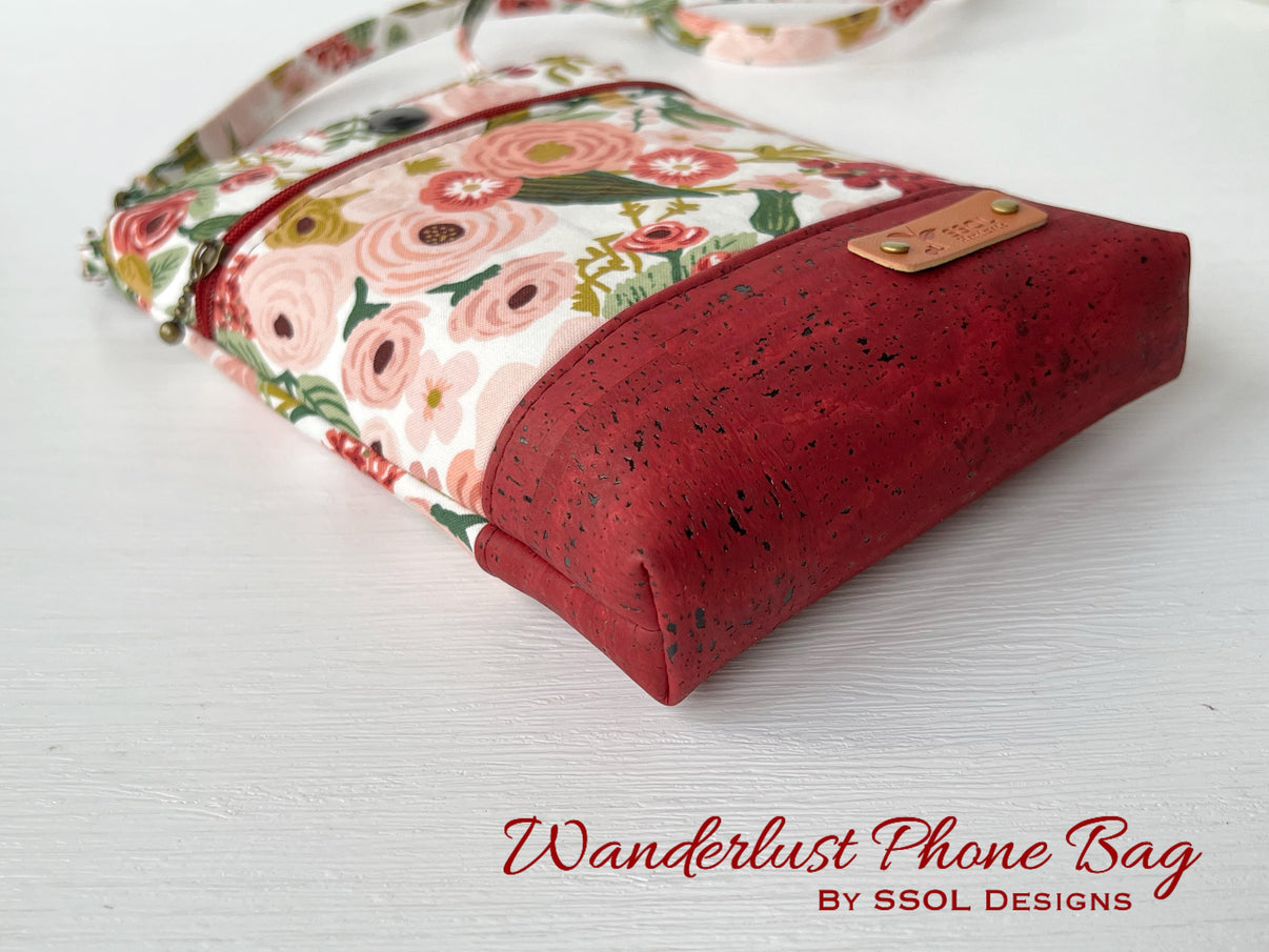Wanderlust Phone Bag Pattern – Sewing Seeds of Love Studio