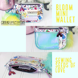 Bloom Mini Wallet Pattern – Sewing Seeds of Love Studio