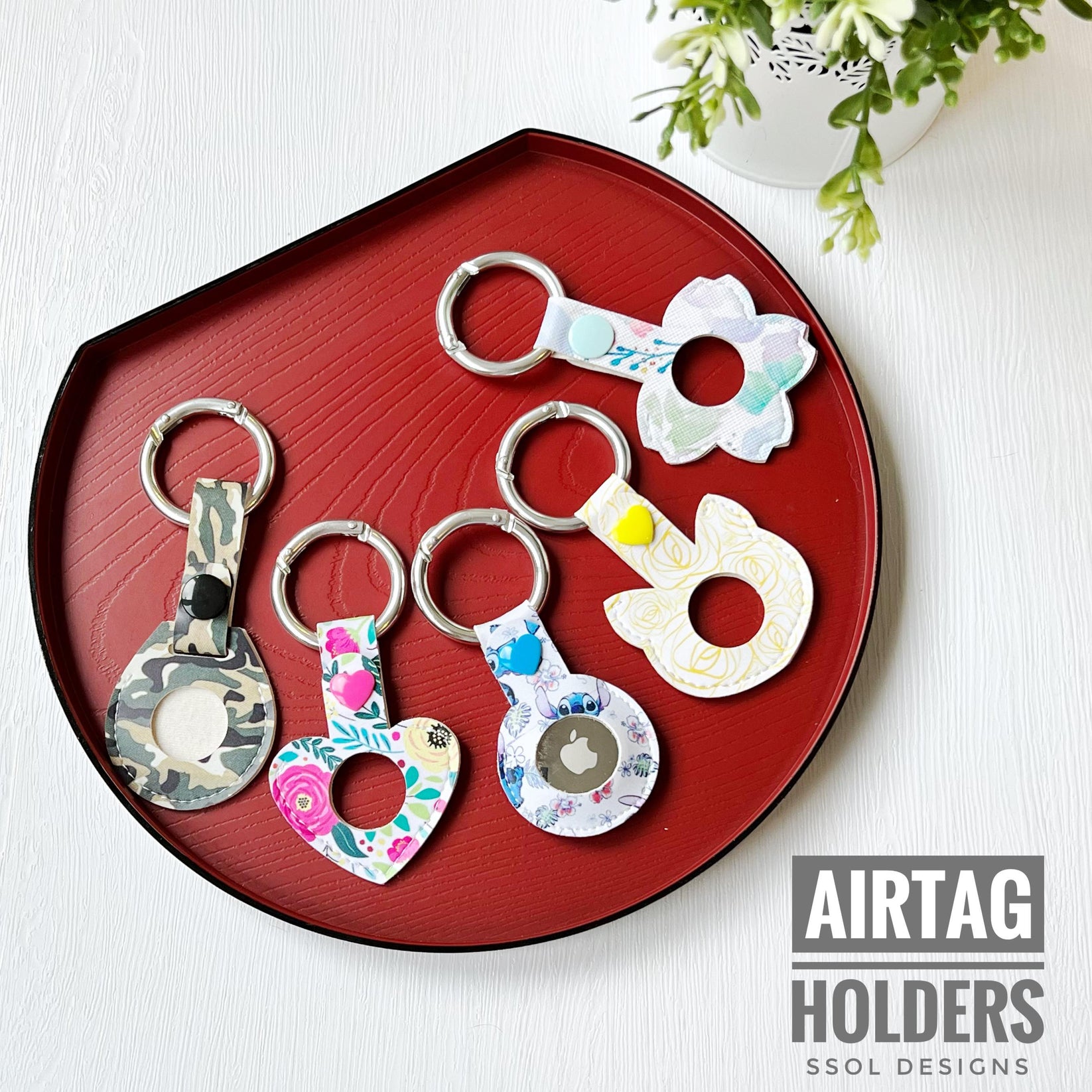SSOL AirTag/Cordkeeper Holder Pattern (7 different style!) – Sewing ...