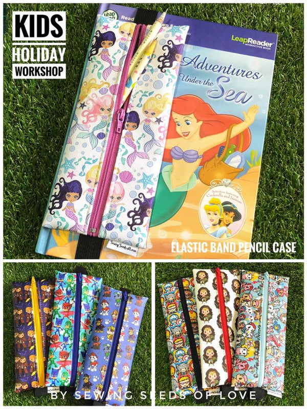 Elastic Band Pencil Case Pattern (only video tutorial) – Sewing Seeds ...