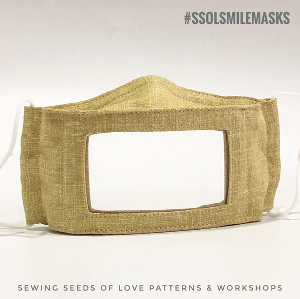 SSOL Smile Mask Pattern (FREE!) – Sewing Seeds of Love Studio